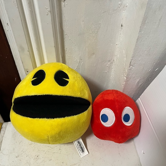 Toys | Pacman And Ghost Plush | Poshmark